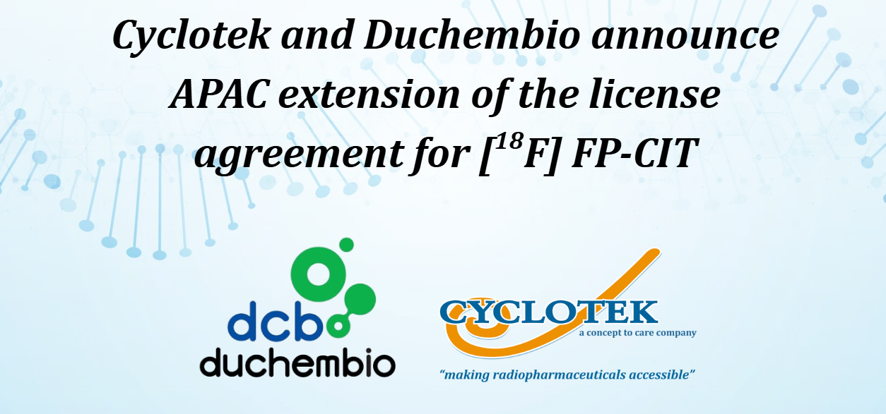 Cyclotek and Duchembio announce APAC extension of the license agreement ...